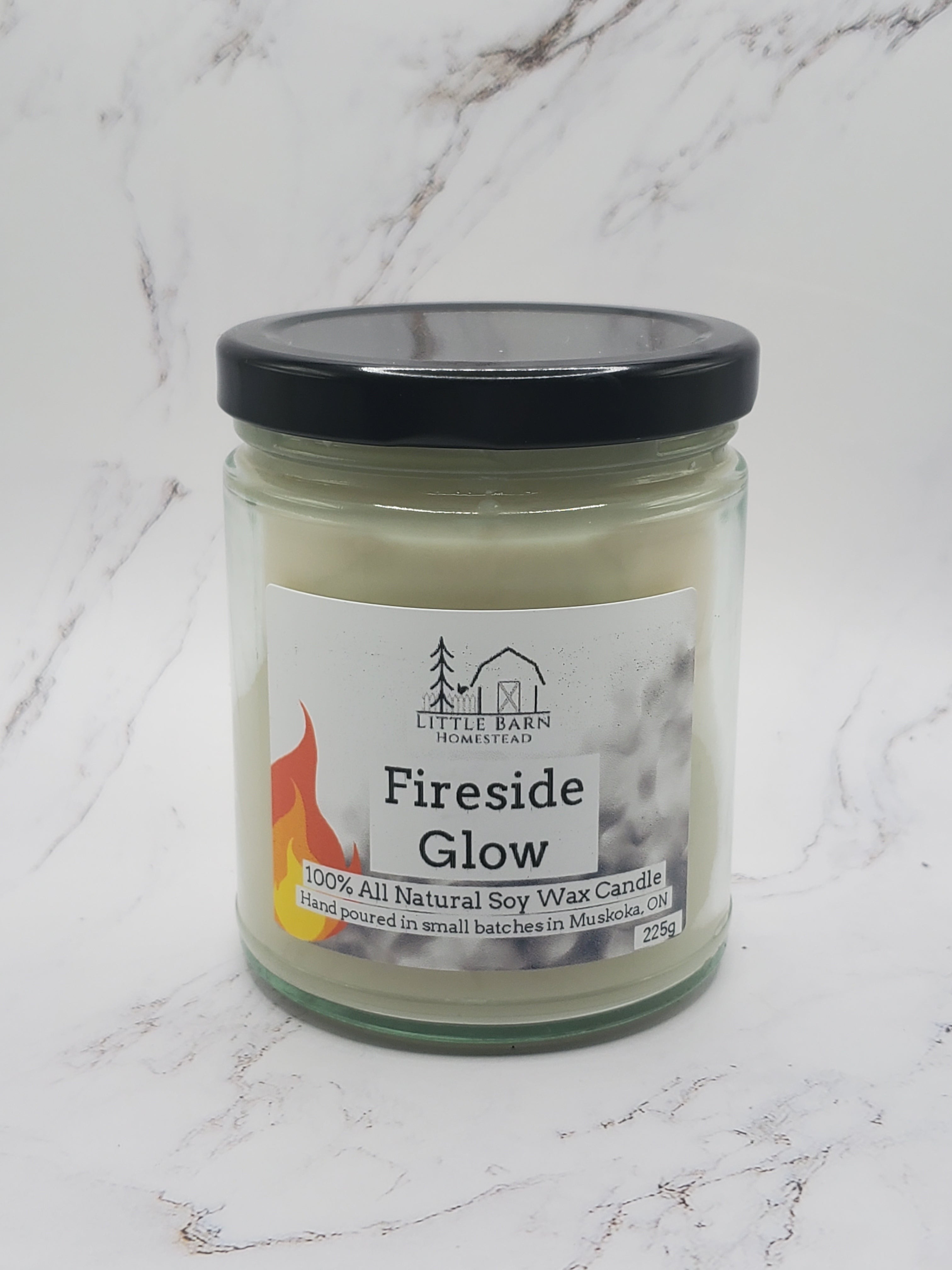 Fireside Glow Soy Candle – Little Barn Homestead Bath and Body